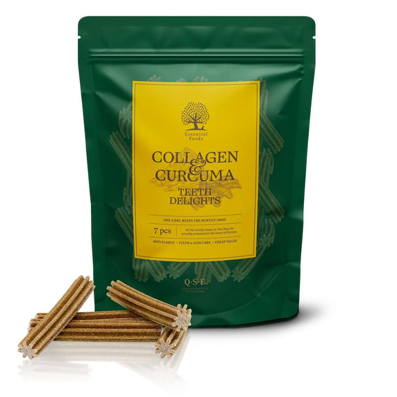 Essential Collagen & Curcuma Teeth Delights 250 g | Hundesnack – Petpower