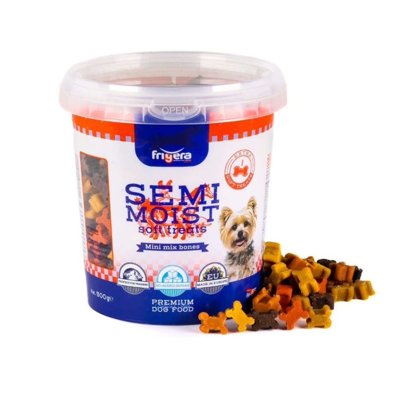 Frigera Soft Mini Mix Bones 500 g – Bløde hundegodbidder – Petpower