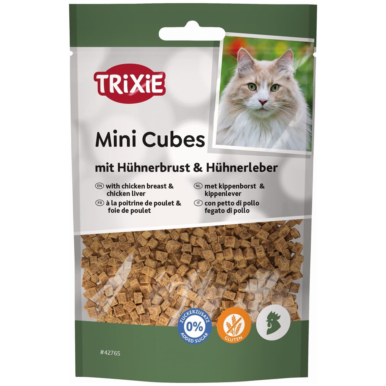 Trixie Mini Cubes med kyllingebryst og kyllingelever 50 g – Petpower