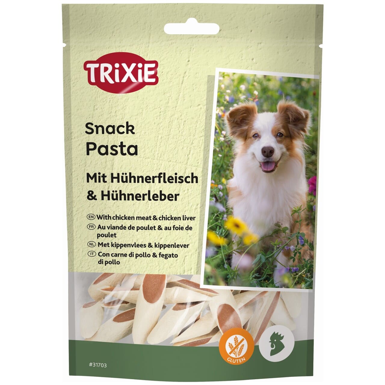 Trixie Premio Chicken Pasta 100g – Bløde Kyllingesnacks – Petpower